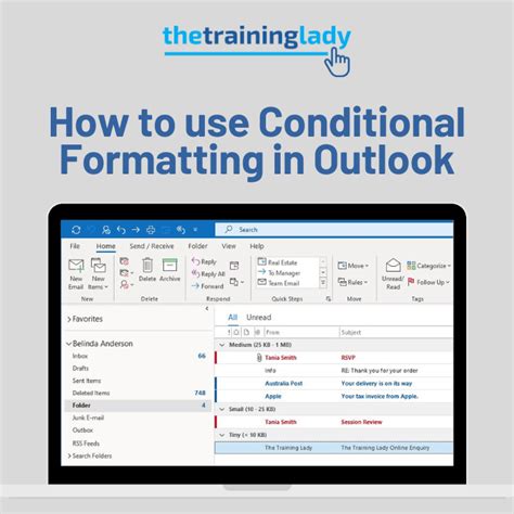 How To Use Conditional Formatting In Outlook