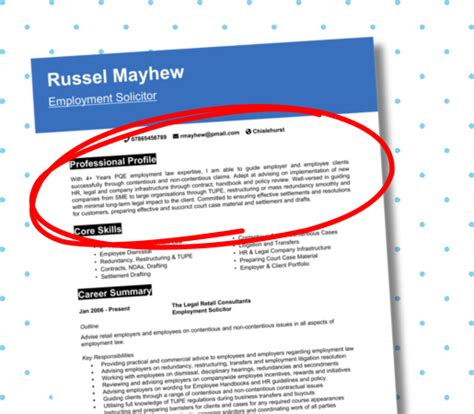 12 CV Summary Objective Examples And How To Write One