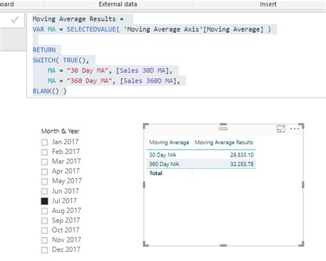 Moving Average In Stacked Column Chart Dax Calculations Enterprise