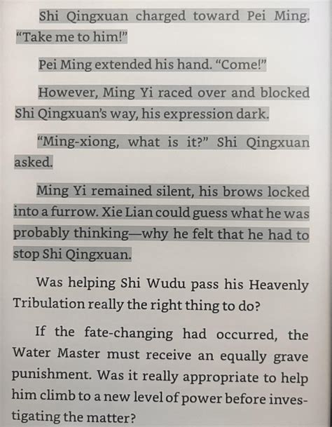 Why Did Ming Yi Try To Stop Shi Qingxuan Spoilers For Black Water