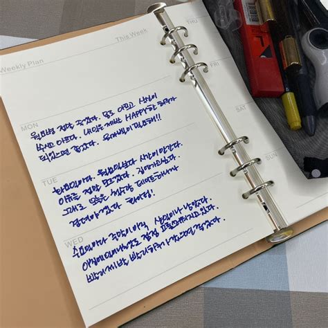 6공 A5 다이어리 위클리 속지 파라브로 문구 사무 파라브로 B2b전문