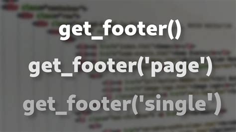 Using Wordpress Getfooter Function To Create Multiple Footers Wp Website