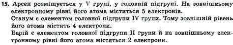ГДЗ відповіді та розвязання до вправи №15 § 14 Будова електронних оболонок атомів і