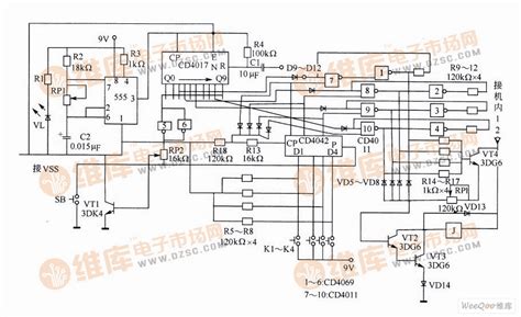 10分钟定时器电路图12小时定时器电路图简易定时器电路图大山谷图库