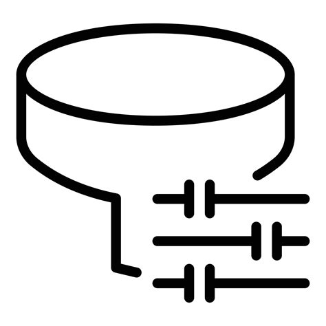 Filter Search Data Icon Outline Style 15892480 Vector Art At Vecteezy