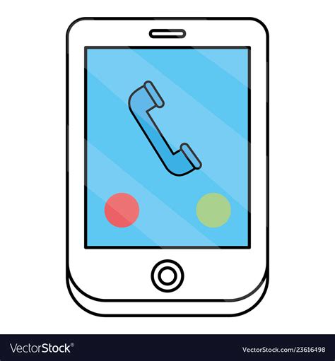 Technology Smartphone Cartoon Royalty Free Vector Image