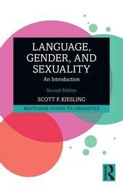 Language Gender And Sexuality An Introduction 2nd Edition Scott