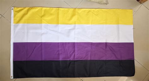 Non Binary Pride Flag Flagship Pn2101 Omnisexual Flag Store The