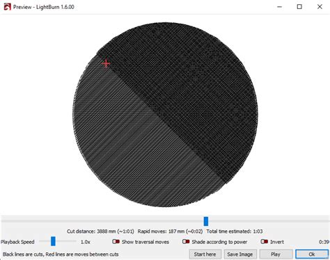 Fiber Laser Stopped Filling Any Items Lightburn Software Questions Lightburn Software Forum