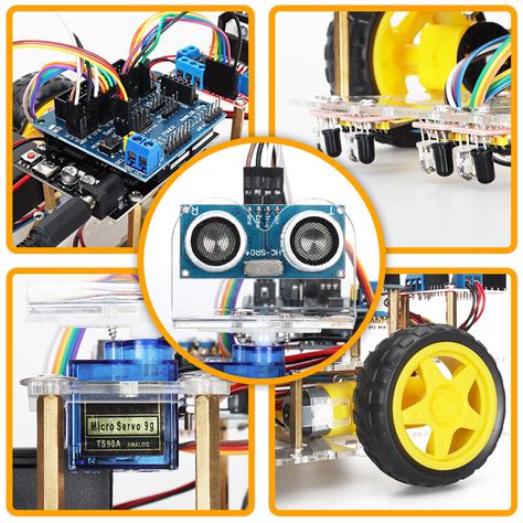 Smart Robot Car Starter Kit For Arduino Programming Electronic WD Robot Car Robotics