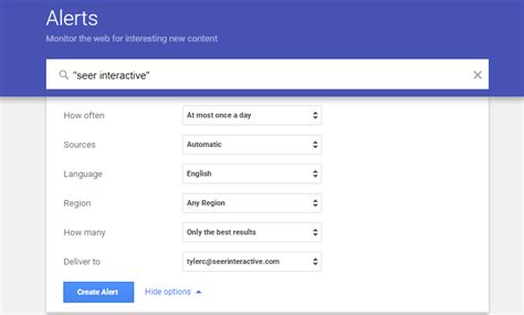 How To Use Google Alerts For Your SEO Strategy