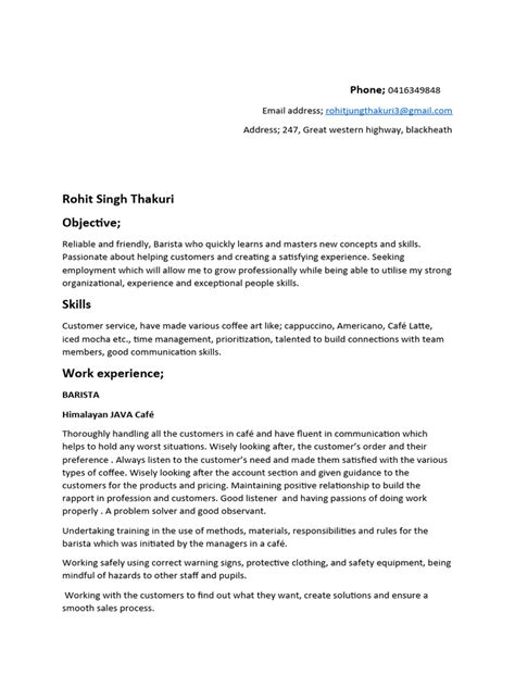 Rohit Resume Pdf