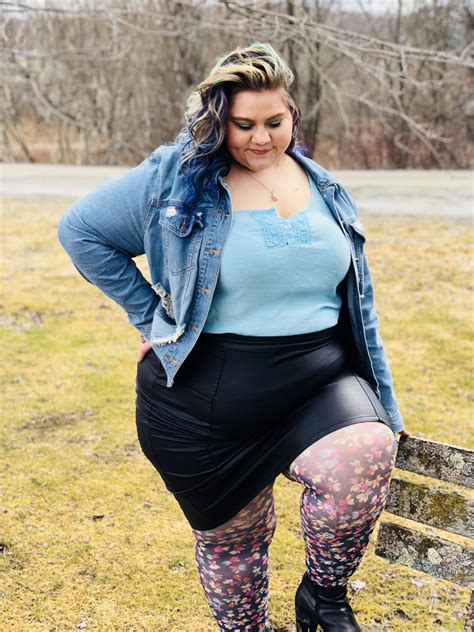 Floral Plus Size Tights Voluptuousleah