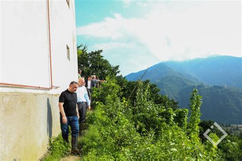 სულხან თამაზაშვილი ხელვაჩაურის მუნიციპალიტეტში უხვი ნალექის შედეგად მიყენებული ზიანის