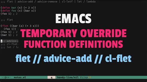 Learn How To Temporary Override Function Definitions YouTube