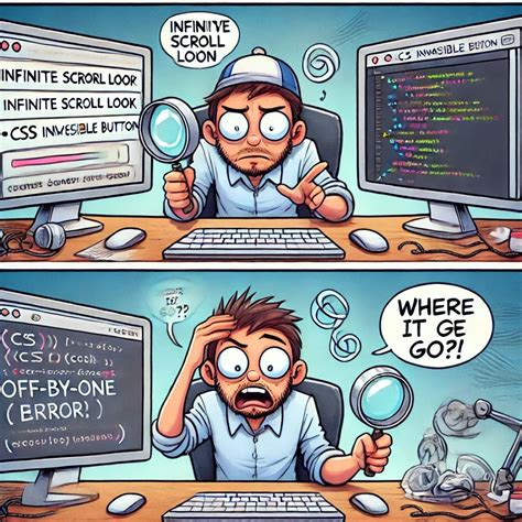 Interesting Bugs And Lessons Learned 1 The Infinite Scroll Loop Bug Implemented An Infinite