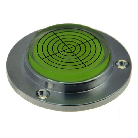 Umei High Precision Horizontal Bubble Aluminium Case Bullseye Spirit Bubble Surface Level Round