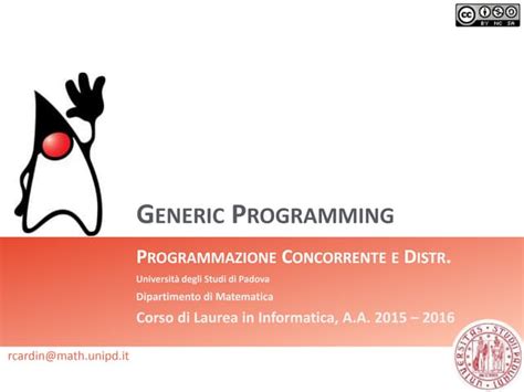 Java Generic Programming Pptx