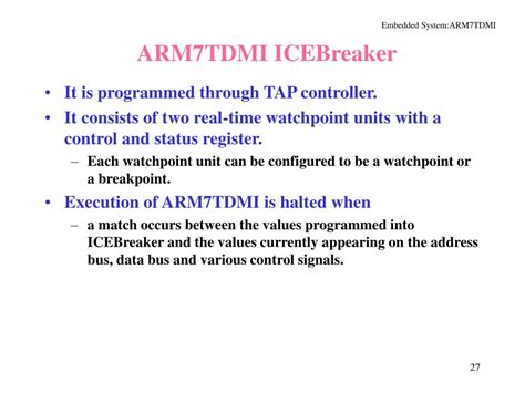 PPT The ARM TDMI Hardware Architecture PowerPoint Presentation Free Download ID