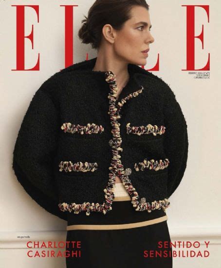 Charlotte Casiraghi Elle Magazine February 2026 Cover Photo Spain