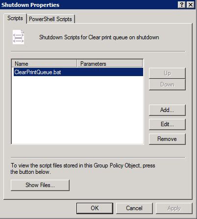 Windows Shutdown Script Doesn T Run If Workstation Is Not Connected To The Network Server Fault
