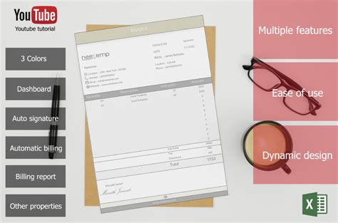optimize your business with our premium excel invoice template packed