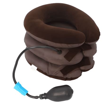 1pcs Cervical Traction With Velvet Cervical Traction Device Inflatable Neck Support Brace