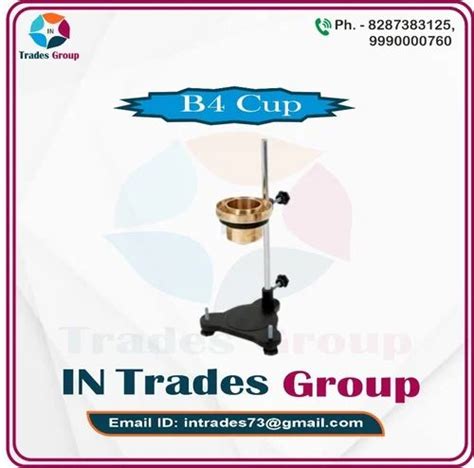 V4cup Brass Viscosity Cup For Laboratory Model Namenumber V4 At