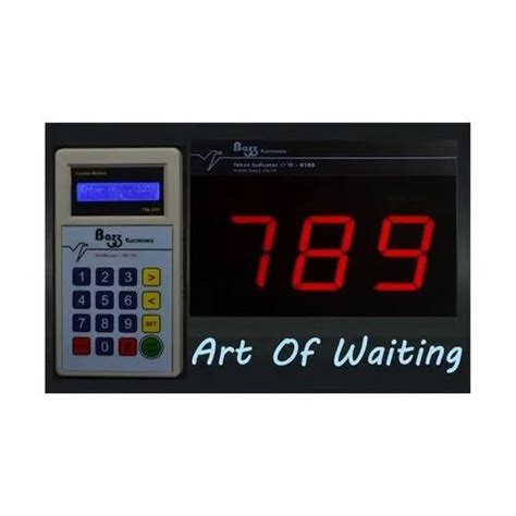 Bazz Solutions Red Clinic Token Number Display System Model Name
