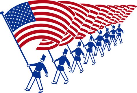 Download People American Flag Patriotism Royalty Free Vector Graphic