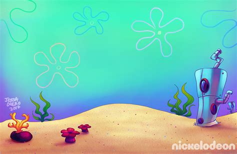 Artstation Spongebob Underwater Backgrounds