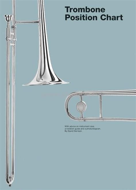 Trombone Position Chart Diagramy Tabele Pozycji Na Puzon David