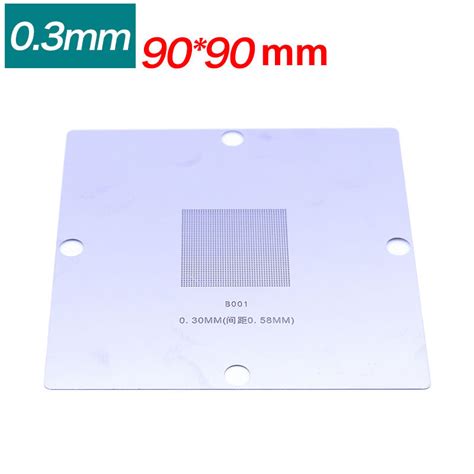 9090mm Bga Stencil Reballing Station Kit 5pcs Tin Balls 10pcs Bga Autoecupart