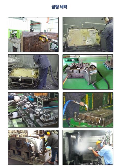 금형 세척 드라이 아이스 세척