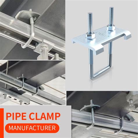 Building Construction Use Adjustable Seismic Bracing Top Beam Connection Fixed Beam Clamp Beam