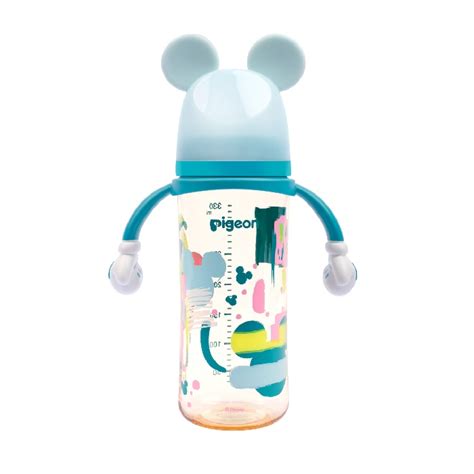 Pigeon貝親 第三代迪士尼母乳實感PPSU奶瓶 360ml 米奇印象 寬口徑奶瓶 27688 線上購物 花媽婦嬰用品店