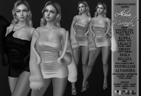 Second Life Marketplace Demo Almamiranda Capricious Mood Outfit