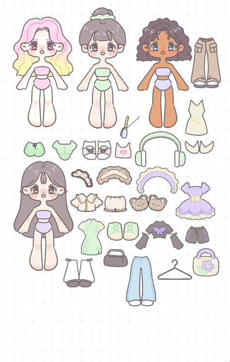 Paper Doll Paper Doll Template Paper Dolls Printable Paper Doll Printable Templates