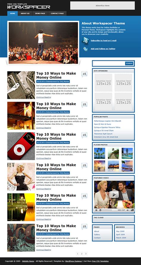 Free Marathon Website Template Free Website Templates Html5 And Css Templates And Open Source