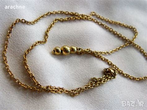 Позлатено сребърно колие в Колиета медальони синджири в гр Варна Id41351483 — Bazar Bg