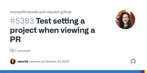 Test Setting A Project When Viewing A Pr · Issue 5383 · Microsoft