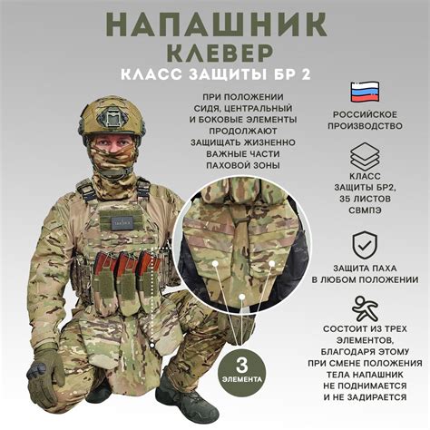 Бронежилет тактический военный Бр5 и Баллистический шлем Бр2 в полной ...