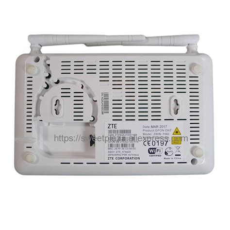 Zte Zxhn F Gpon Ont Of Ge Lan Phone Ports Vicedeal