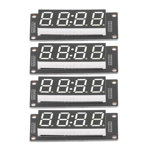 Module Afficheur Led 4 Chiffres Vbestlife Tm1637 Plug And Play Contrôleur De Pilote