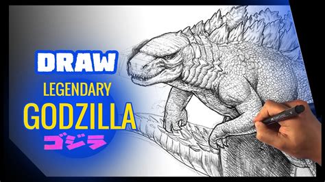 Godzilla Drawing Step By Step