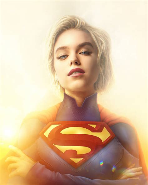 Milly Alcock As Supergirl By Diiegodesigner By Diiegodesigner On