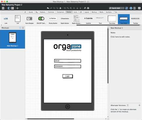 Mockup Example Mockup Tool Mockup Toolbar