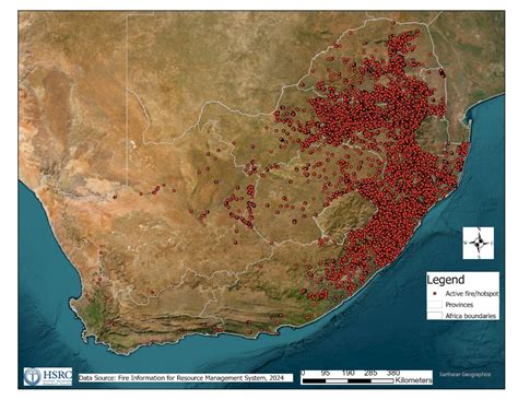 Spatial Insights Edition 13 Analysis Of Fire Distribution Across South Africa Hsrc