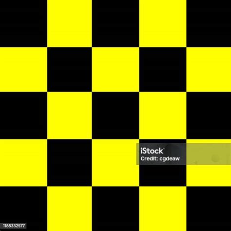 배경 원활한 체커 노란색과 검은 색 패턴 체스 판 타일 스쿼르 모양 원활한 체크 무늬 모자이크 타일 벽지 체스 광장사각형 검은 색과 노란색 검은색에 대한 스톡 벡터 아트 및