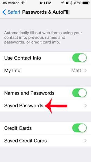 How To Delete A Saved Password On An Iphone In Safari Solve Your Tech